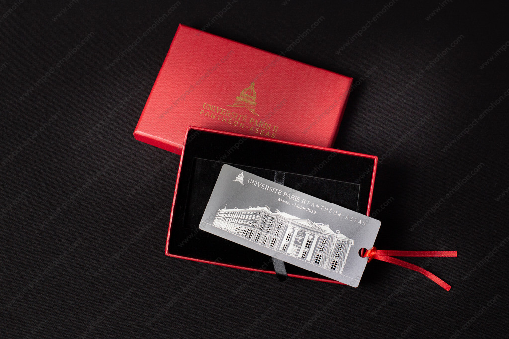 Marque-pages en métal sur mesure - Impact Emotion